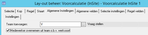 Functionaliteit Voorcalculatie inrichten voor InSite - AFAS Help Center